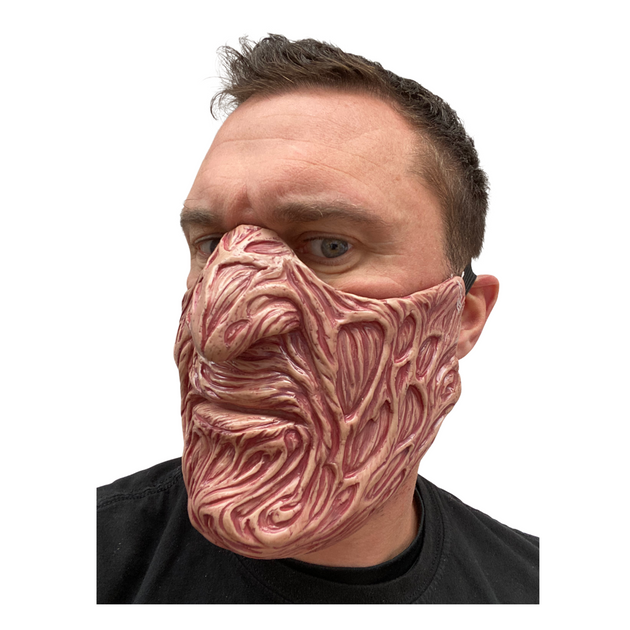 Burnt Nightmare Half Mask. – Rubber Johnnies Masks