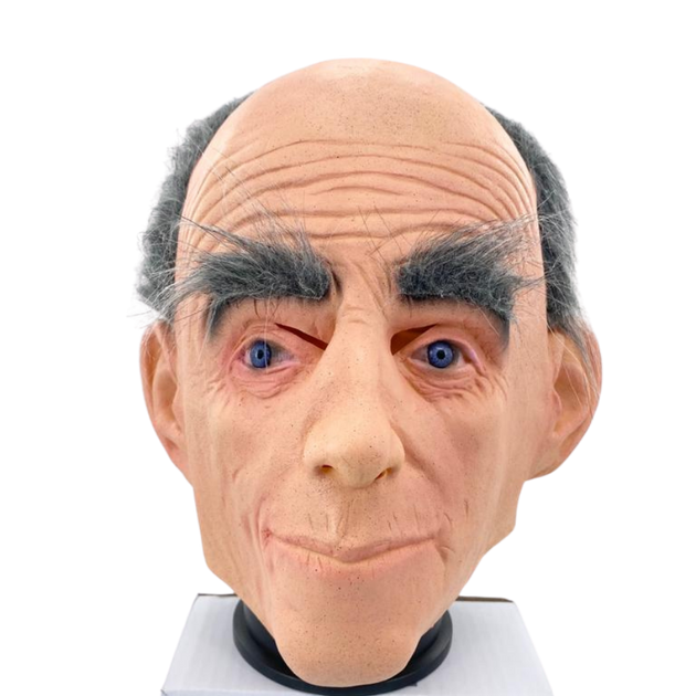 Old Man Bald Head Mask 'Aussie John' – Rubber Johnnies Masks
