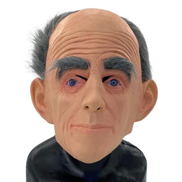 Old Man Bald Head Mask 'Aussie John' – Rubber Johnnies Masks