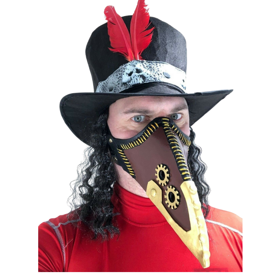 Steampunk Plague Doctor Mechanic Mask – Rubber Johnnies Fx